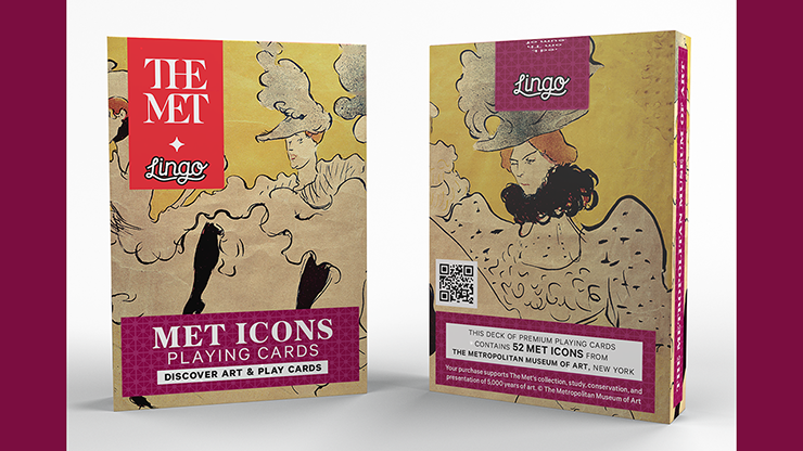 Met Icons Playing Cards - The Met x Lingo – Red Chair Magic